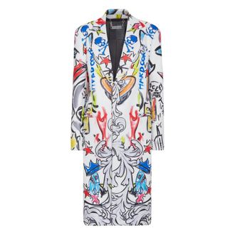 Philipp Plein Coat Long - - Coats - Damen - Mehrfarbig - S