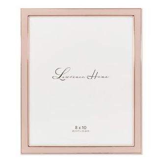 Lawrence Frames Cadre en métal, émail poli, rose, 20,3 x 25,4 cm