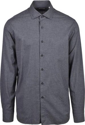 Xacus Homme, Chemises, Gris, Taille: 5XL Casual Shirt