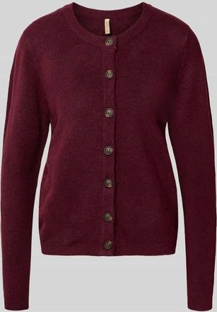 Soyaconcept Strickjacke mit Rundhalsausschnitt Modell ORLEAN