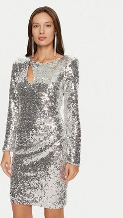 Rinascimento Rinascimento Coctailkleid CFC0019792002 Silberfarben Slim Fit