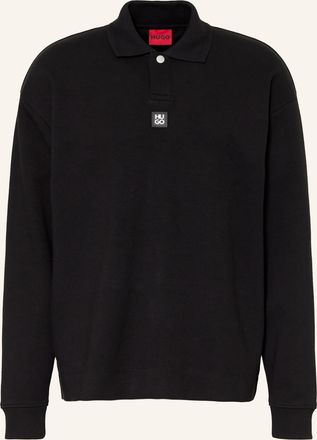 HUGO BOSS Hugo Sweat-Poloshirt Dabins schwarz