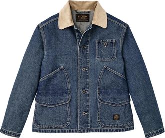 Filson Homme, Vestes, Bleu, Taille: XL Veste de Travail en Denim