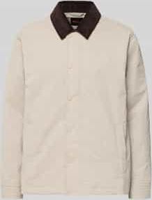 Boss Orange by Hugo Boss Regular Fit Jacke mit Cord-Kragen Modell LEIDON-ZIP_M