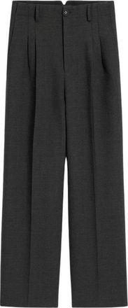 Ami Homme, Pantalons, Gris, Taille: 3XS Pantalon coupe carotte taille haute