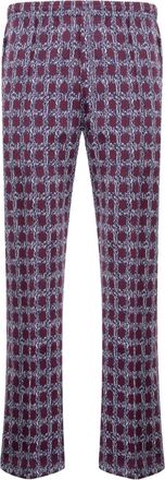Needles pantalon de jogging à motif en jacquard - Violet