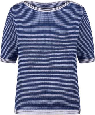 Peter Hahn Pullover U-Boot-Ausschnitt Peter Hahn blau