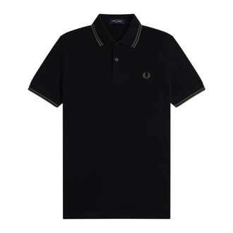 Fred Perry M3600 Polo - - Tops - Herren - Schwarzk - XL