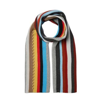 Paul Smith Femme, Accessoires, Multicolore, Taille: ONE Size Sciarpa a Trecce Merino e Cashmere