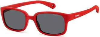Polaroid unisex, Accessoires, Rouge, Taille: 44 MM K008/S 0Z3(M9) Lunettes de soleil