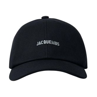 Jacquemus Logo Motiv Baseball Cap - - Accessories - unisex - Schwarzk - 58 CM