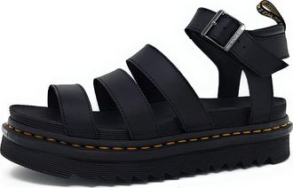 Dr. Martens M&auml;dchen Blaire sandals, Schwarze Lacklampe, 40 EU