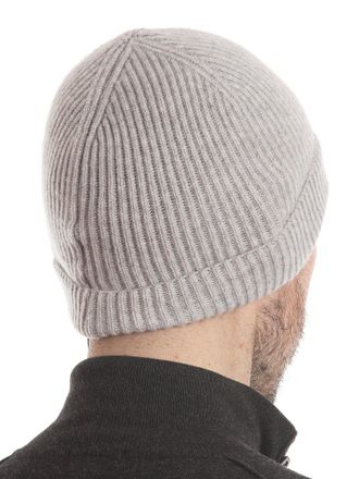 DALLE PIANE CASHMERE Hut aus 100% Kaschmir - für Mann, Farbe: Grau, Einheitsgröße