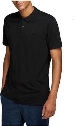 Jack & Jones Jjebasic Polo Ss Noos, Homme, Noir (Black Detail: Slim Fit), XX-Large