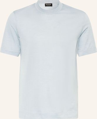Ermenegildo Zegna Zegna T-Shirt Mit Seide blau