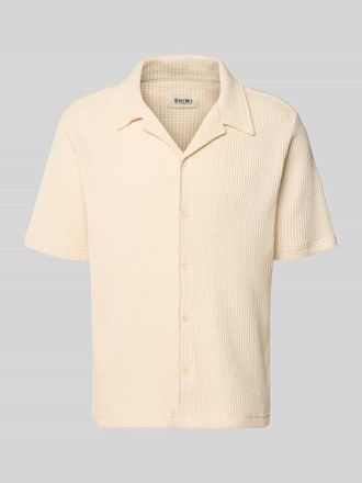 Shiwi Regular Fit Freizeithemd mit Strukturmuster Modell Dean