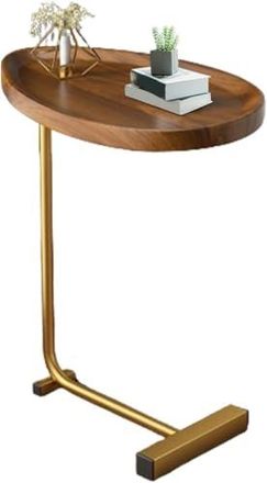 Generic Table dappoint &eacute;troite en Forme de C - Table dextr&eacute;mit&eacute; | en Forme de C | Basse for canap&eacute; | for Petit Salon de t&eacute;l&eacute;vision | Structure en m&eacute;tal