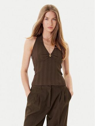 Guess Bluse 5YGR01 5875Z Braun Slim Fit