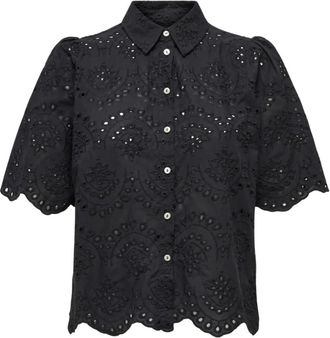 Only Only, Femme, Blouses et Chemises, Noir, Taille: 36 FR Valais S/S Shirt