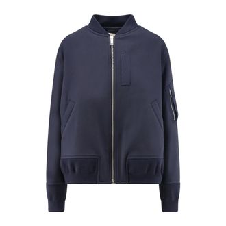Semicouture Bomberjacke mit Rei&szlig;verschluss - - Jackets - Damen - Blau - S