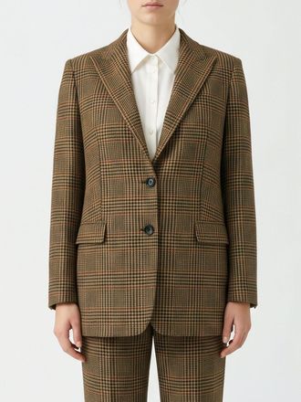 Tagliatore Blazer droit &agrave; motif pied-de-poule et revers en pointe