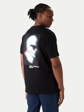 Karl Lagerfeld T-Shirt B1M17069 Schwarz Regular Fit