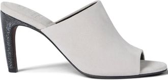 Brunello Cucinelli open-toe heels mules - Grau