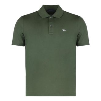 Paul & Shark Klassisches Baumwoll-Poloshirt - - Tops - Herren - Gr&uuml;n - XL