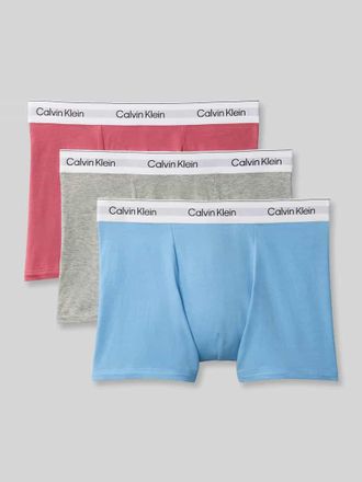 Calvin Klein Underwear Regular Fit Trunks aus Baumwoll-Mix im 3er-Pack