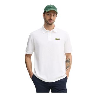 Lacoste Loose Fit L.12.12 Piqu&eacute; Badge Polo - - Tops - Herren - Wei&szlig; - 2XS