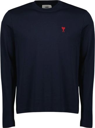 Ami Homme, Pulls, Bleu, Taille: L Ami de coeur T-Shirt &agrave; manches longues