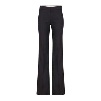 Chlo&eacute; Wollhose - - Trousers - Damen - Schwarzk - L