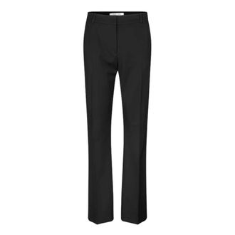 Samsøe & Samsøe Femme, Pantalons, Noir, Taille: 40 FR Pantalon Évasé Élégant