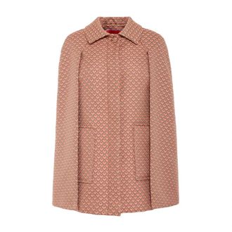La DoubleJ Milano Mini Cape - - Jackets - Damen - Rosa - M