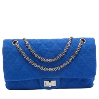 Chanel Pre-owned Tissu sacs-chanel - Femme - Pre-owned - Bleu - Taille: ONE Size