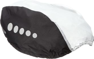 ABUS Regenkappe Toplight f&uuml;r Helme mit hohem R&uuml;cklicht - Regenschutz mit reflektierenden Deko-Elementen und Gummizug
