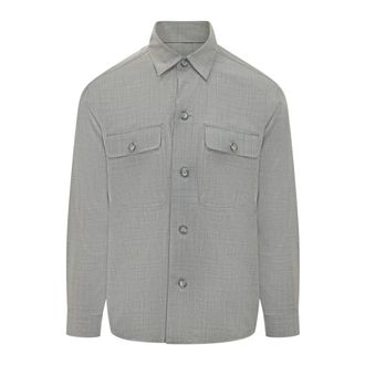 HUGO BOSS Homme, Vestes, Gris, Taille: S Chemise d&eacute;contract&eacute;e