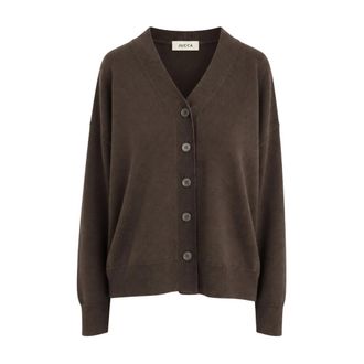 Jucca Cardigan - - Knitwear - Damen - Braun - L