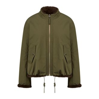 Riani Wendbare Kunstpelzjacke - - Jackets - Damen - Gr&uuml;n - M
