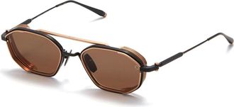 Akoni Homme, Accessoires, Jaune, Taille: ONE Size Lunettes de soleil Eris-two