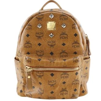 MCM Pre-owned Plastik ruckscke - - Pre-owned - Damen - Braun - ONE SIZE