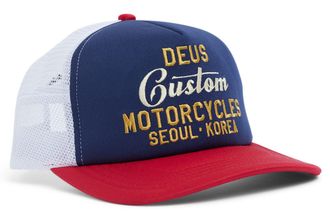 Deus Ex Machina Kamli Trucker Cap Navy Combo