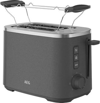 AEG Toaster Deli 5, 7 Toasteinstellungen, Countdown-Timer, Stopp-, Auftau-, Aufwärmknopf, Automatische Zentrierung, Cool-Touch-Gehäuse, 2 Breite Schlitze,
