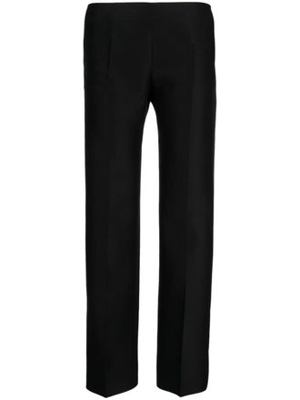 The Row pantalon Flame coupe slim &agrave; plis marqu&eacute;s - Noir