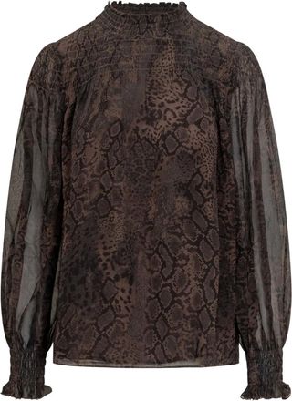 BA&SH Gesmoktes Shamy Top - Braun