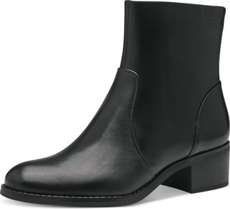 Tamaris Damen Ankle Boots, Frauen Stiefeletten,TOUCHit-Fußbett,Kurzstiefel,uebergangsschuhe,uebergangsstiefel,knöchelhoch,Boots,Black,39 EU