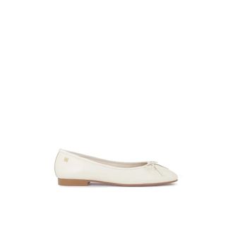 Kazar Wei&szlig;e Lederschuhe mit brauner Sohle - - Shoes - Damen - Wei&szlig; - 41 EU