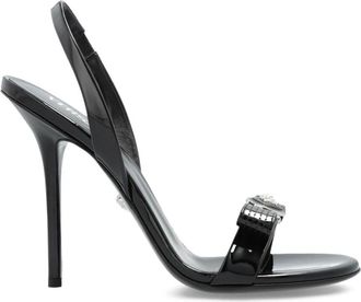 Versace Femme, Chaussures, Noir, Taille: 39 EU Sandales Noires avec