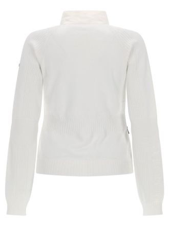 Moncler Quilted Polyamide Padded Cardigan - White
