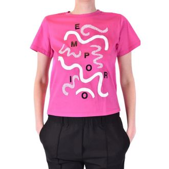 Emporio Armani Kurz&auml;rmel-T-Shirt - - Tops - Damen - Rosa - S